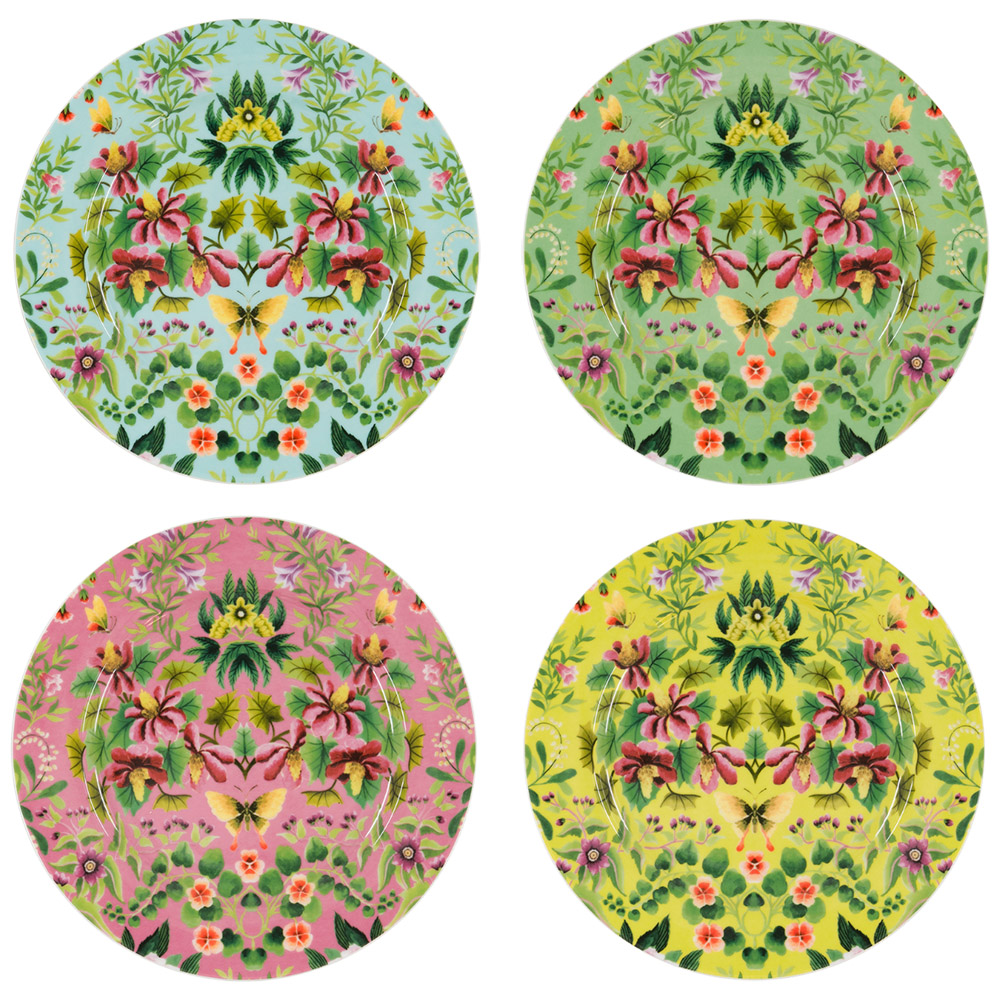 Ikebana Side Plates, Set Of 4 - Binuns South Africa