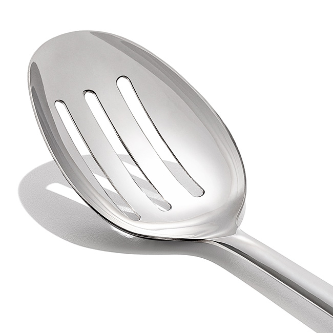 Stainless Steel Slotted Spoon with Non-Slip Touchpoint Grip - Binuns South Africa