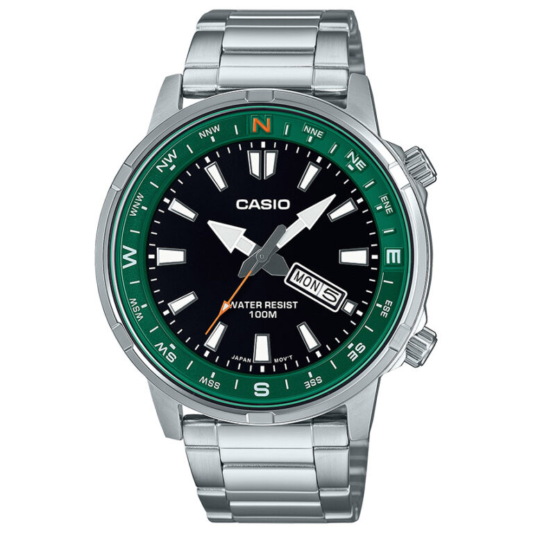 Standard Men's 100 Compass Analogue Wrist Watch, MTD-130D - Binuns ...