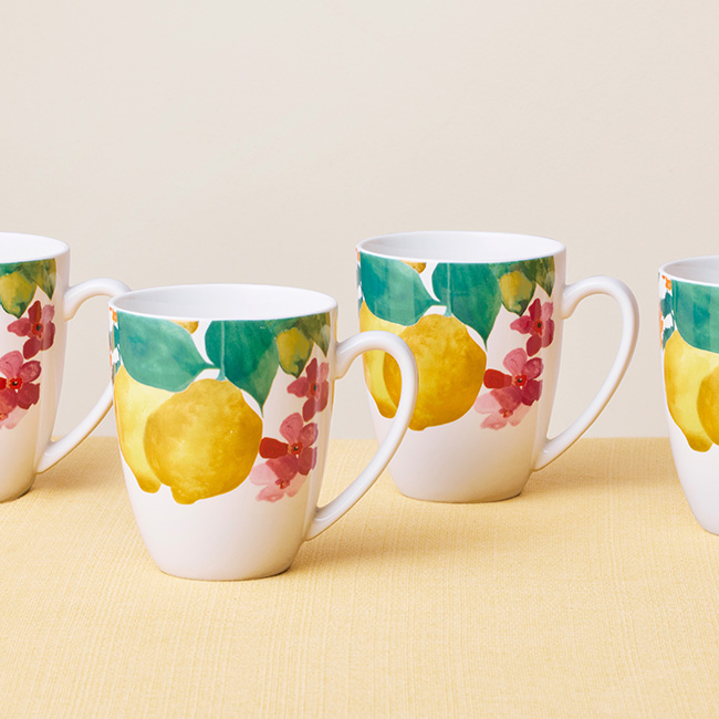 Capri Coupe Mugs, Set Of 4 - Binuns South Africa