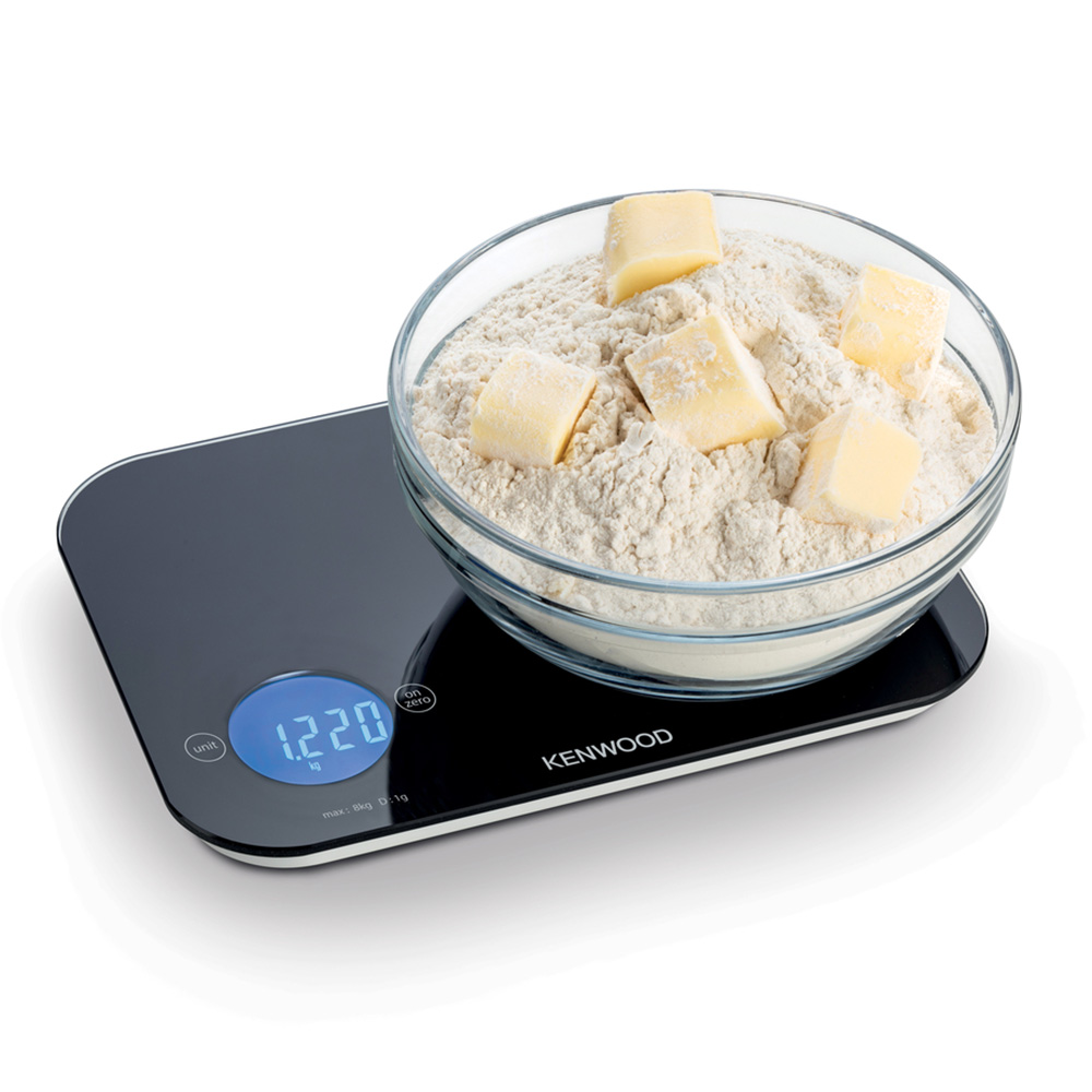 Black Tempered Glass Digital Kitchen Scale - Binuns South Africa
