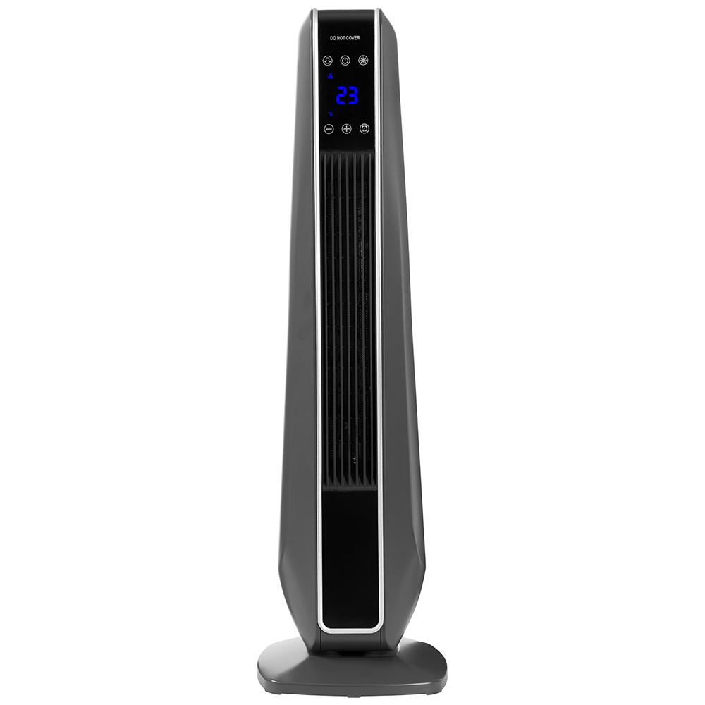 Grey Ceramic Tower Heater With Remote Control - Binuns South Africa