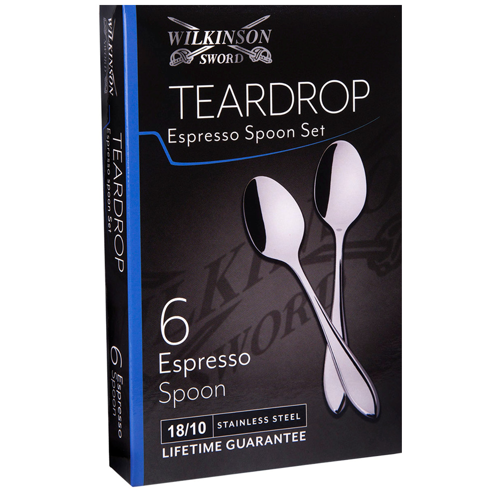 Teardrop Espresso Spoons, Set Of 6 - Binuns South Africa