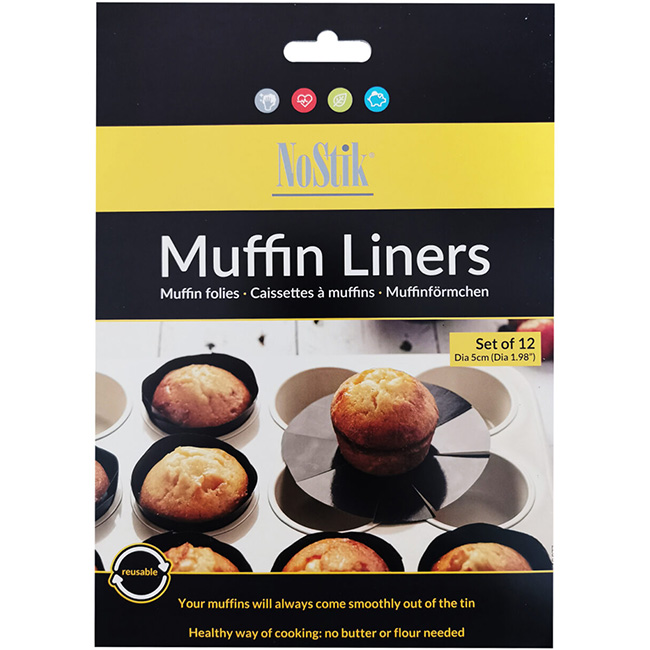 Reusable Non-Stick Muffin Liners, Set Of 12 - Binuns South Africa