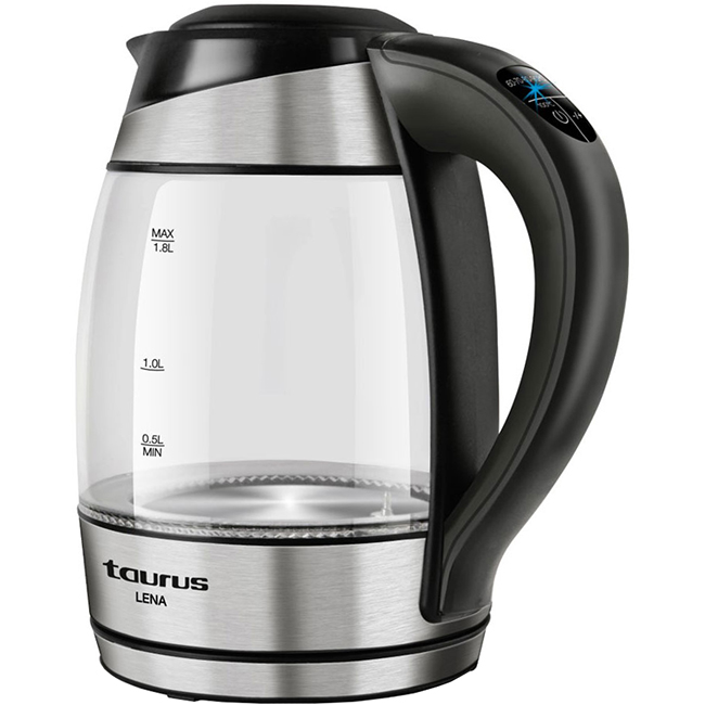 Lena 360° Digital Glass Cordless Kettle, 1.8L - Binuns South Africa