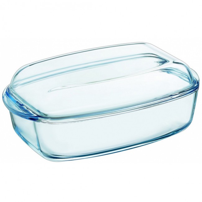 Essentials Rectangular Casserole Dish With Lid, 4.6L - Binuns South Africa