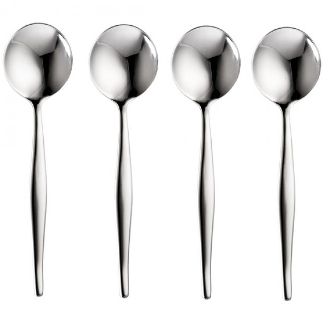 Slimline Soup Spoon Set, Set Of 4 - Binuns South Africa